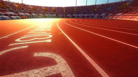 흰색 숫자가 앞에 있는 야외 트랙 육상 경기장 차선 번호 고화질 사진 사진 도로 표면 배경 일러스트 및 사진 무료 다운로드 Pngtree