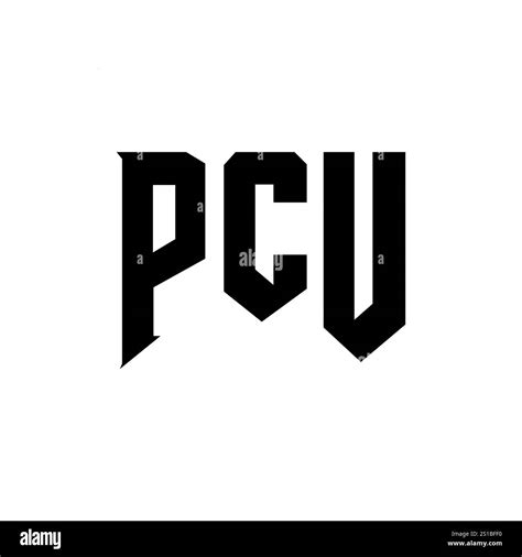 Pcu Logo Design Stock Vector Images Alamy