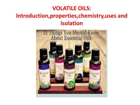 Volatile Oils Ppt Pptx