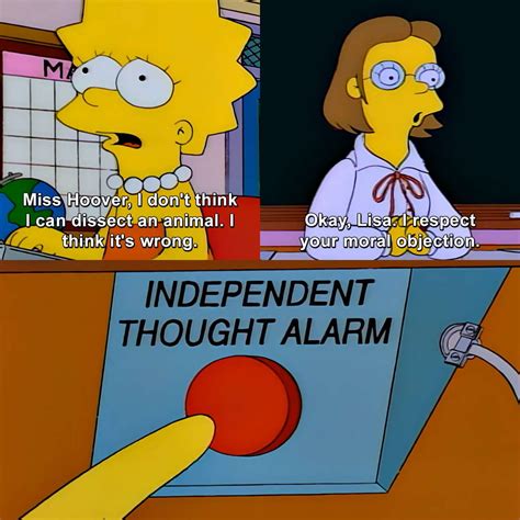 The Simpsons Lisa The Vegetarian Lisasimpson Mrshoover Thesimpsons