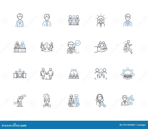 Task Management Outline Icons Collection Organizing Planning