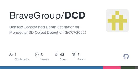 Github Bravegroupdcd Densely Constrained Depth Estimator For Monocular 3d Object Detection