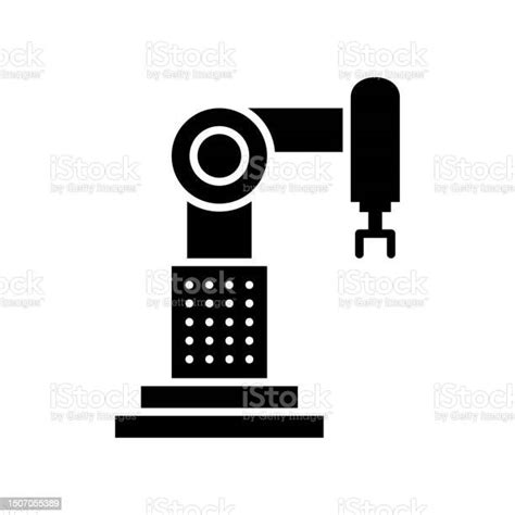 Computer Numerical Control Black Line Fill Vector Icon Stock Illustration Download Image Now