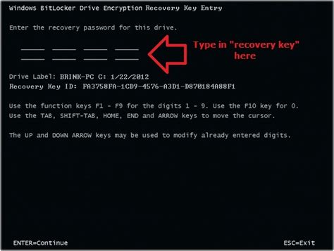 how to unlock a windows 7 computer locked by bitlocker drive encryption