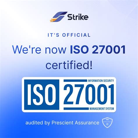 Strike On Linkedin Compliance Iso27001 Cybersecurity Dataprotection