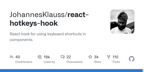 React Hotkeys Hooksrcusehotkeysts At Main · Johannesklaussreact Hotkeys Hook · Github
