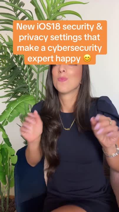 Caitlin S On Linkedin Cybersecurity Privacyfirst Ios18 Staysafe Techupdates Iphone