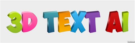 3d Text Ai Text Effect And Logo Design Font