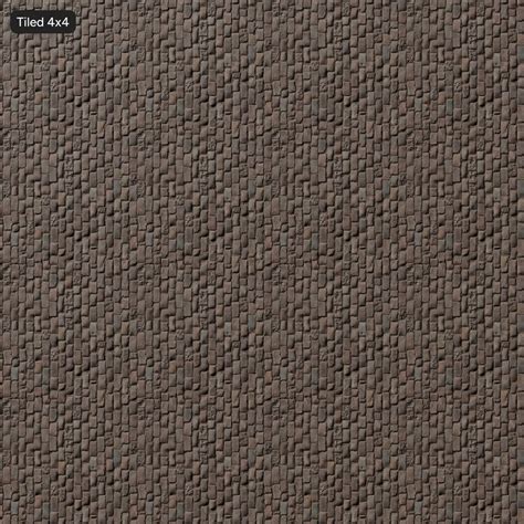 Old Rectangular Cobblestone Texture Merlot Poliigon