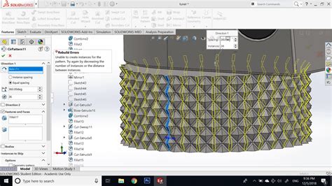 Help Circular Pattern Has Rebuild Errors Ive Tried Looking Online But No Luck So Far Any