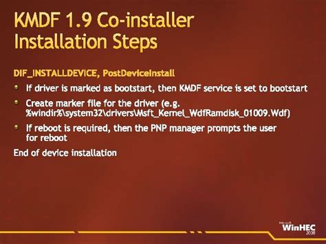 Packaging Logo And Deployment Of Windows Driver Frameworks