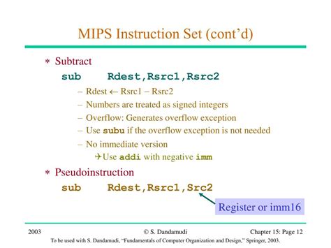 Ppt Mips Assembly Language Powerpoint Presentation Free Download Id3793129