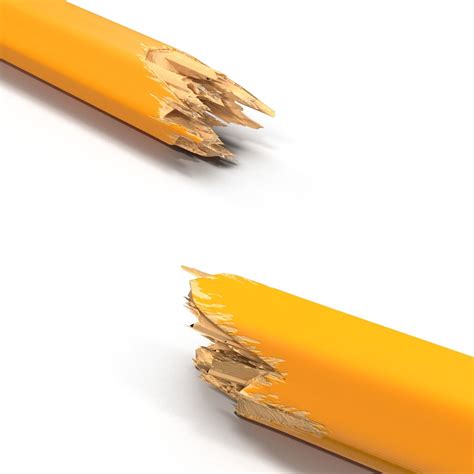 부러진 연필 3d 모델 19 Max 3ds Obj C4d Ma Free3d