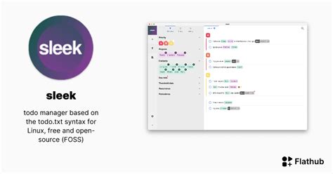 Instalar Sleek En Linux Flathub