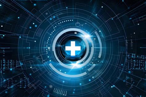 Premium Photo A Circle With A Cross In The Center And An Array Of Lines And Dots Around It