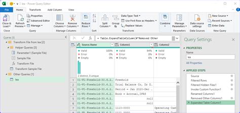 Problem Merging Tables From Folders • Power Query • Excel Forum