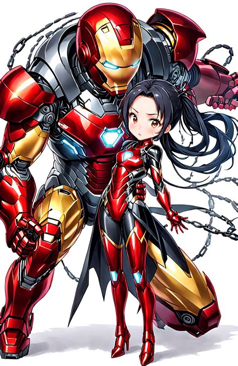 钢铁侠和蜘蛛人合体，钢铁侠的头蜘蛛人的服装，卡通，表情呆萌，白底，全身图 豆友sgx4的文本出图 自定义创作作品