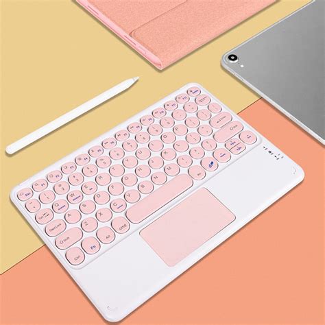 YiBai Wireless Keyboard Bluetooth Keyboard Round Cap Keyboard Portable BT Wireless Keyboard