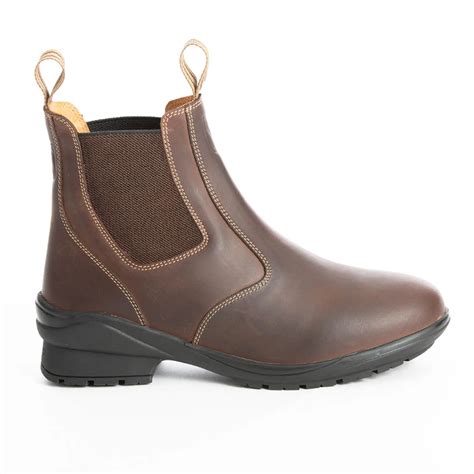 Tredstep Ireland Liffey Pull On Short Country Boots Mahogany