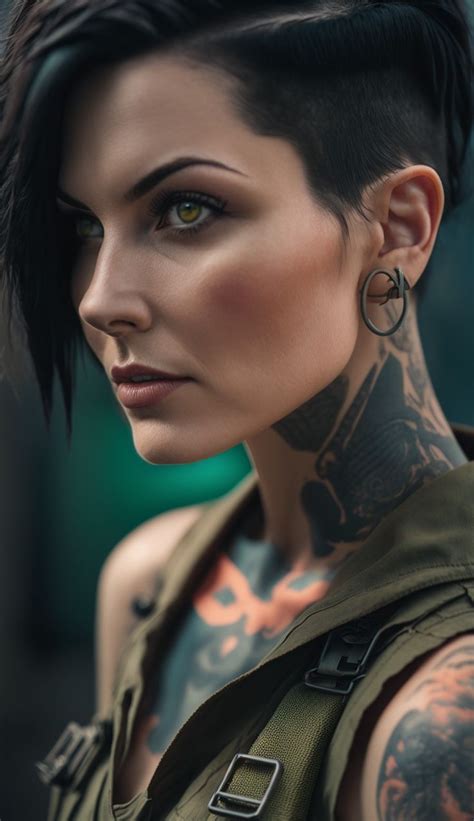 Why Is The Shaved Hair Style Trend So Popular Portrait Femme Visage