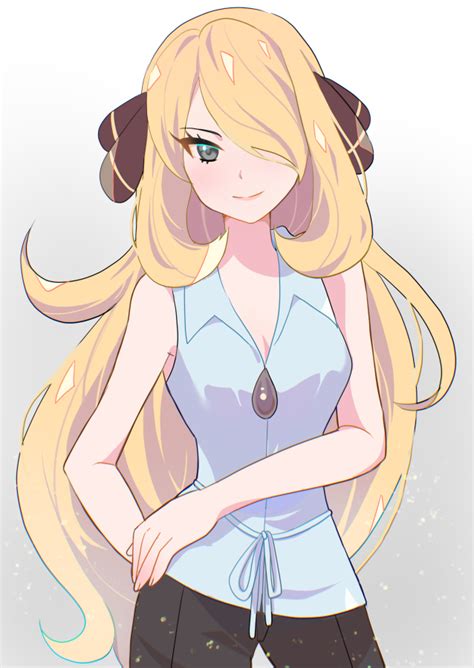 Cynthia Pokemon And More Drawn By Mizuiro Danbooru