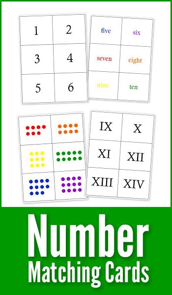 Printable 1 20 Number Cards