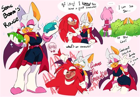 Sonic Boom Knuckles And Rouge