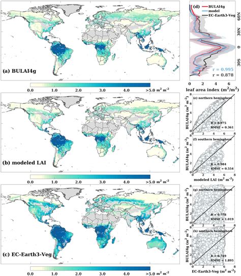 The Spatial Distributions Of Multiyear Average Lai 1982 To 2016