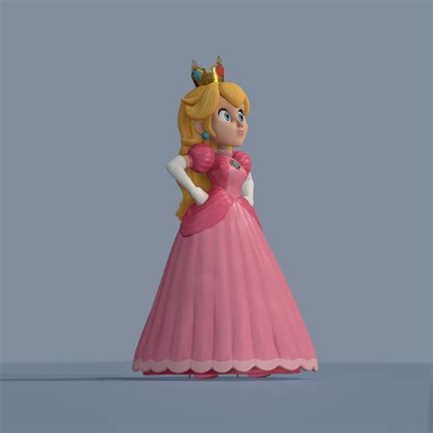 Princess Peach Model Sheet