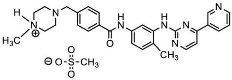 Chemical Structure Of Imatinib Mesylate Download Scientific Diagram