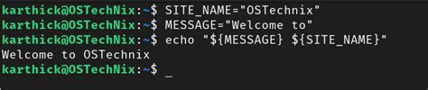 Bash String Manipulation Ostechnix