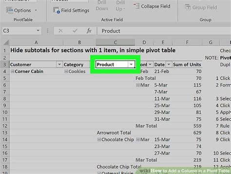 How To Add A Column In A Pivot Table 14 Steps With Pictures