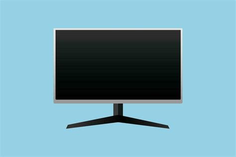Modern Computer Monitor Vector Illustration Modern Computer Monitor Vector Illustration 35982638