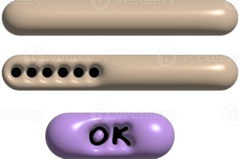 3d Ux Interface Element 33856190 Png