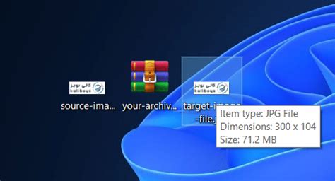 نحوه مخفی کردن فایل ها در عکس با استفاده از Cmd ویندوز کالی بویز