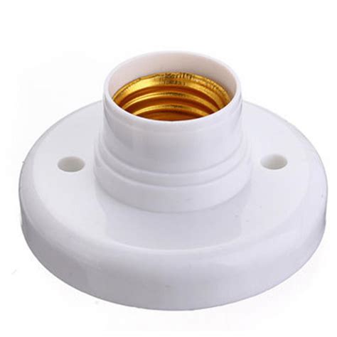 E Lamp Holder Round Lamp Bulb Socket Bases White Lamp Holder For LED Bulbs Shopee Philippines