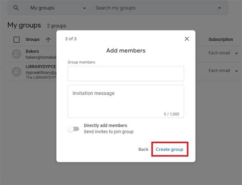 Google Groups How To Set Up A New Group