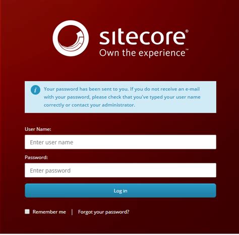 Login Locked Out Sitecore Users Cannot Reset Their Password Sitecore