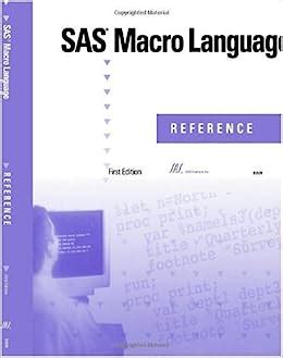 SAS Macro Language Reference First Edition SAS Institute Amazon Books