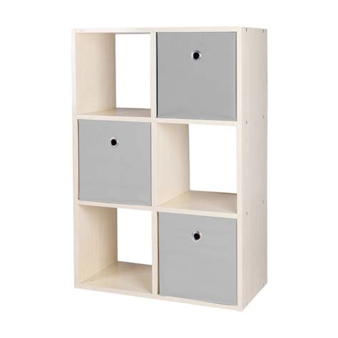 Melphy Mobiletto Multiuso Con 3 Vani A Giorno E 3 Cassetti Leroy Merlin