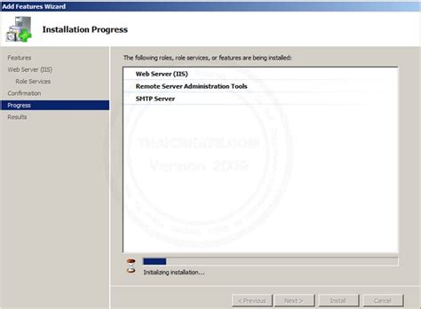 config smtp iis7 windows server 2008