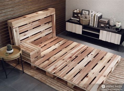 Pallet Twin Bed With Lights