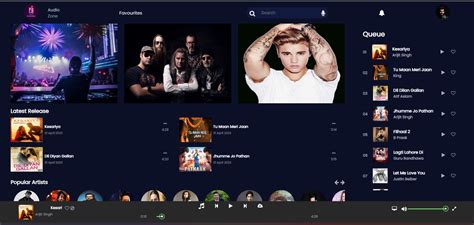 Github Harshsantoshi Music Player A Music Player Website Developed Using Html Css And