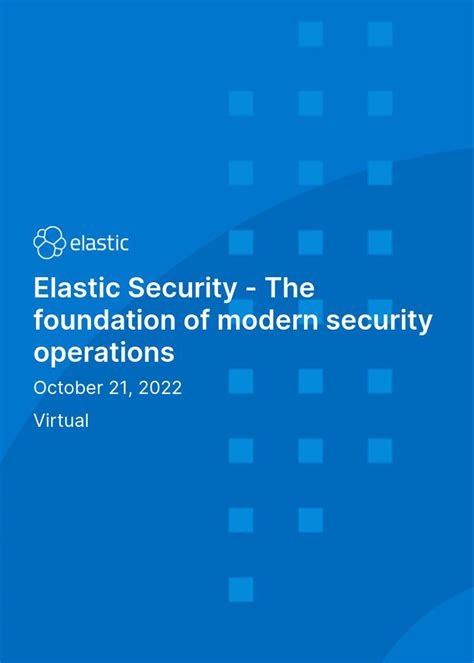 Achmad Arif On Linkedin Elastic Security The Foundation Of Modern