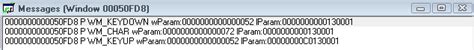 C Sendmessage Not Working When Sending Alphanumeric From Another