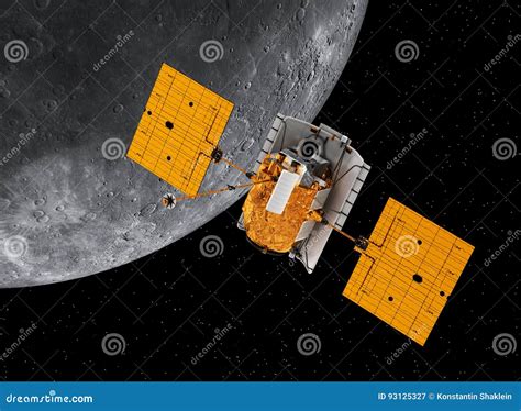 Planet Mercury Retrograde 3d Illustration Royalty Free Cartoon