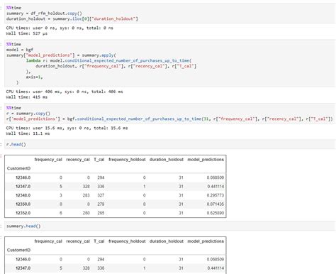 plot calibration purchases vs holdout purchases taking for ever to run · issue 263