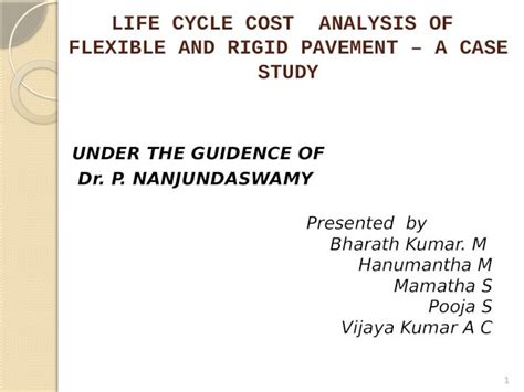 Pptx Final Ppt On Life Cycle Cost Analysis Dokumen Tips