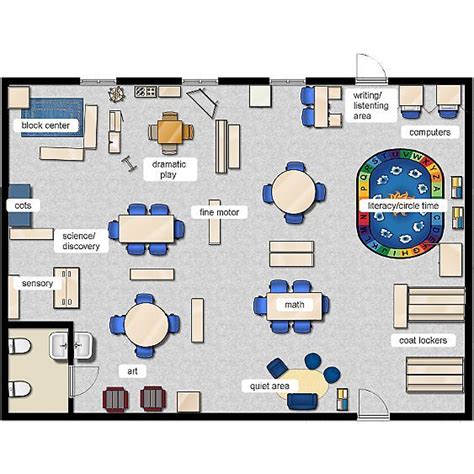 Classroom Floorplanner Kindergarten Classroom Layout Classroom Floor Plan Classroom Planning