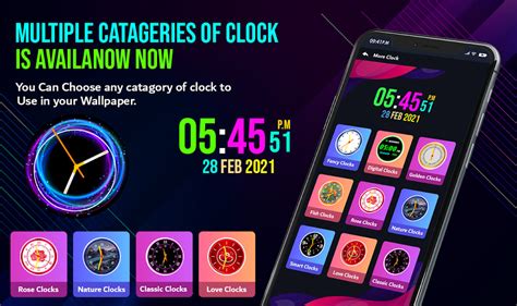 Android 용 Smart Watch Neon Digital Clock 다운로드
